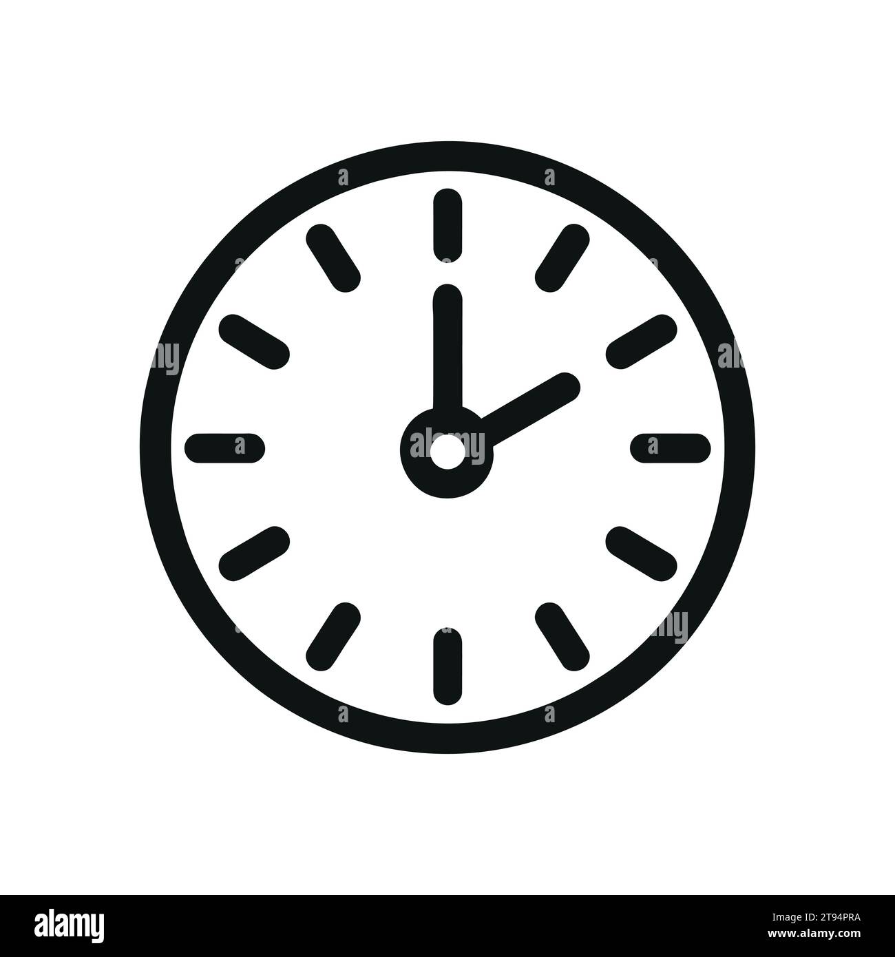 Round timer icon outline Stock Vector Images - Alamy