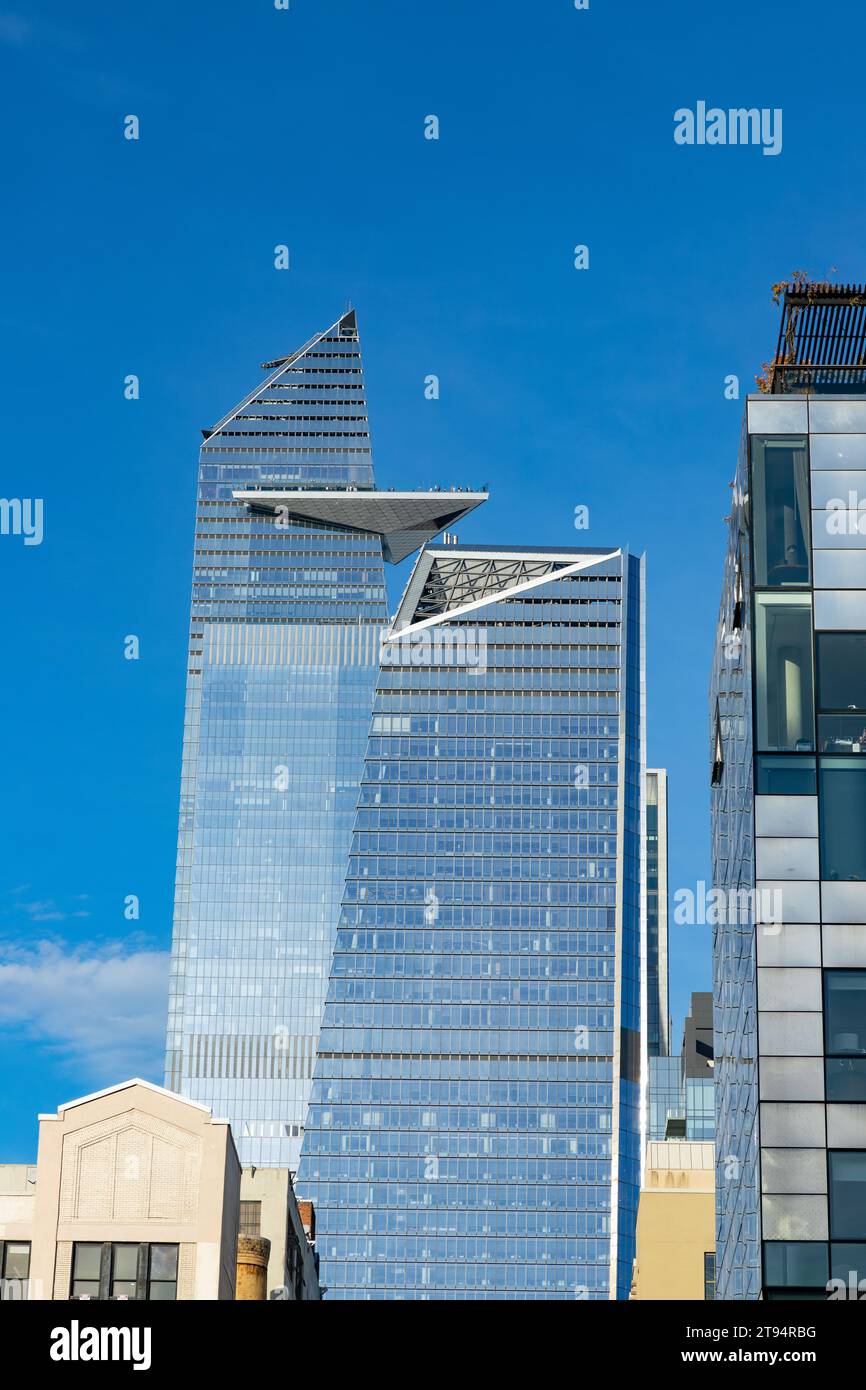 The Edge viewing platform at Hudson Yards, New York City, United States ...