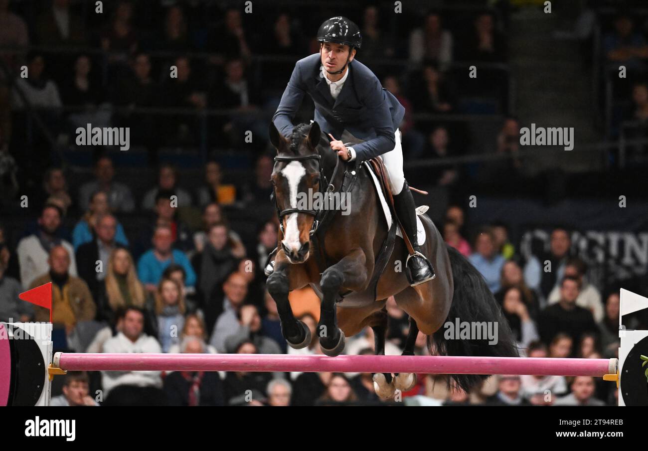 Stuttgart, Germany. 19th Nov, 2023. Steve Guerdat from Switzerland on ...