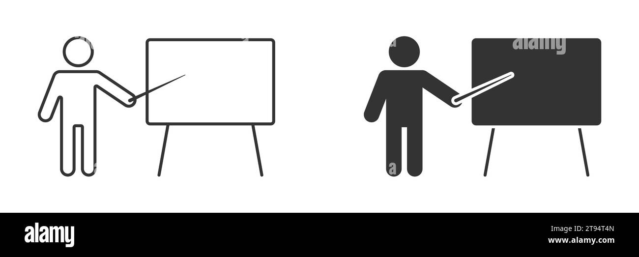 Training icon isolated on a white background. Vector illustration Stock ...