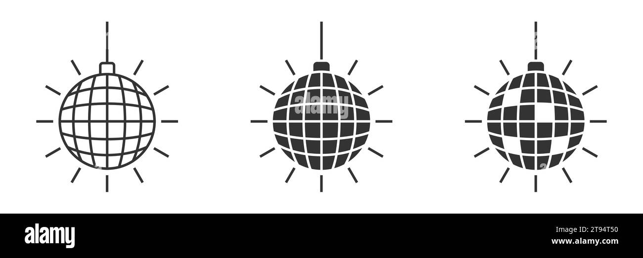 Disco ball icon. Vector illustration Stock Vector Image & Art - Alamy