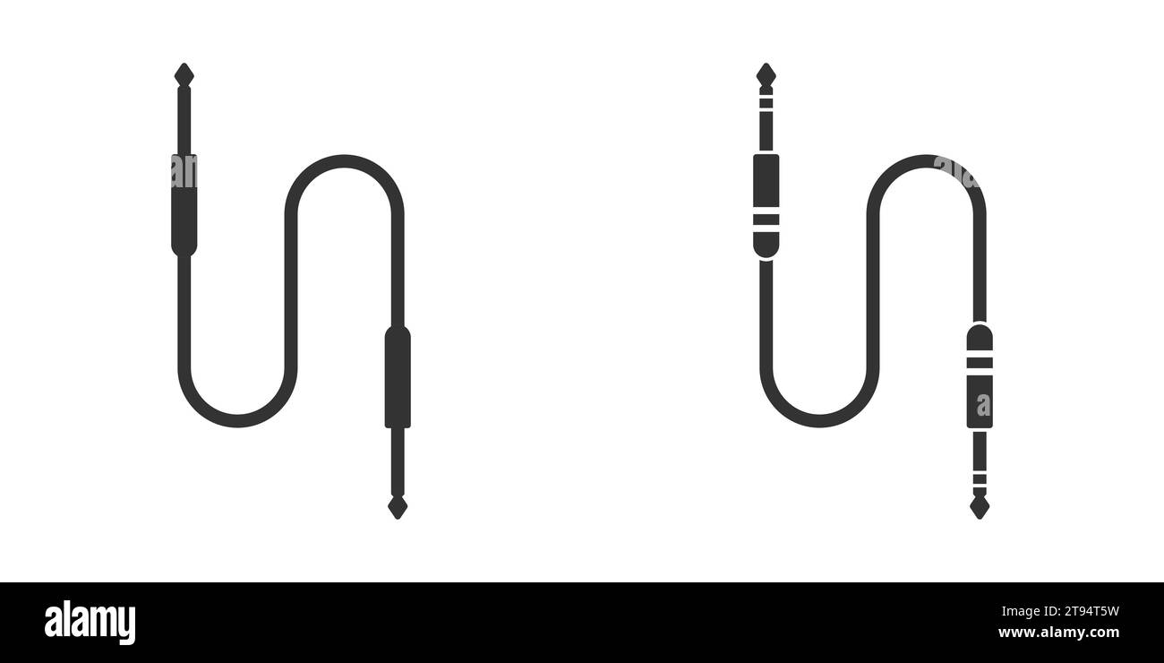 Guitar cable icon. Vector illustration Stock Vector Image & Art - Alamy