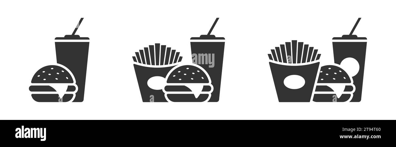 Fast Food icon. Vector illustration Stock Vector Image & Art - Alamy