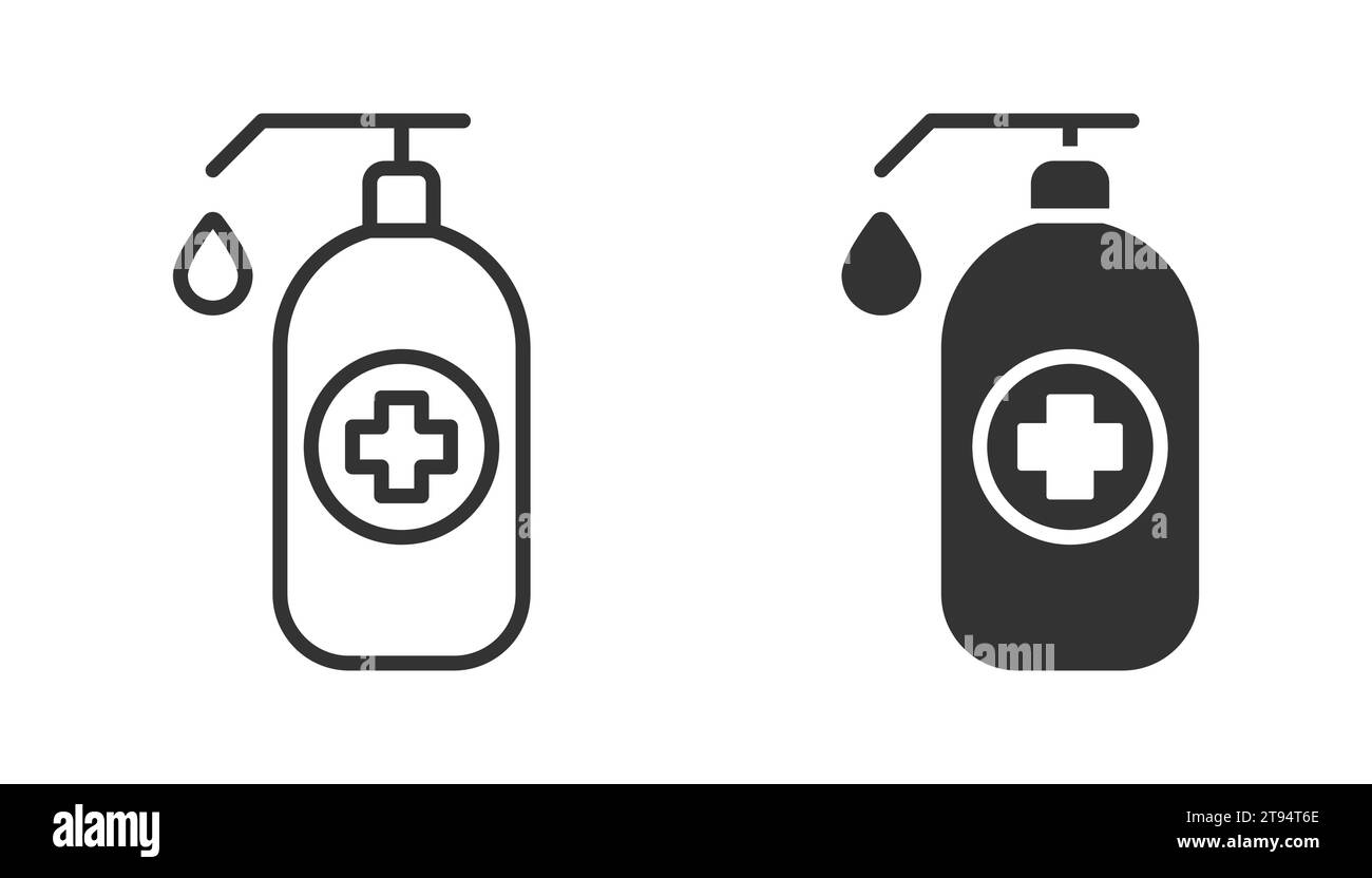 Hand sanitizer icon. Vector illustration Stock Vector Image & Art - Alamy