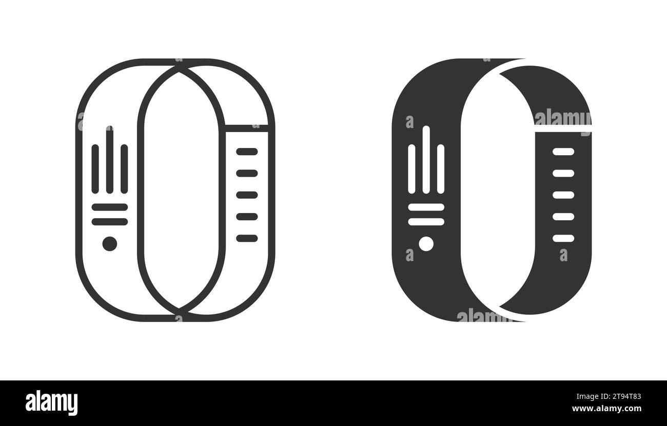 Medical data vector logo Black and White Stock Photos & Images - Alamy