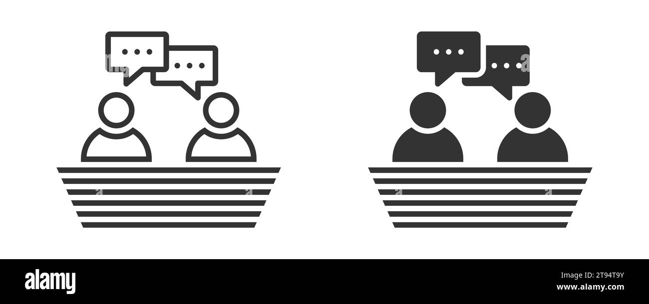 Online job interview vector Cut Out Stock Images & Pictures - Alamy