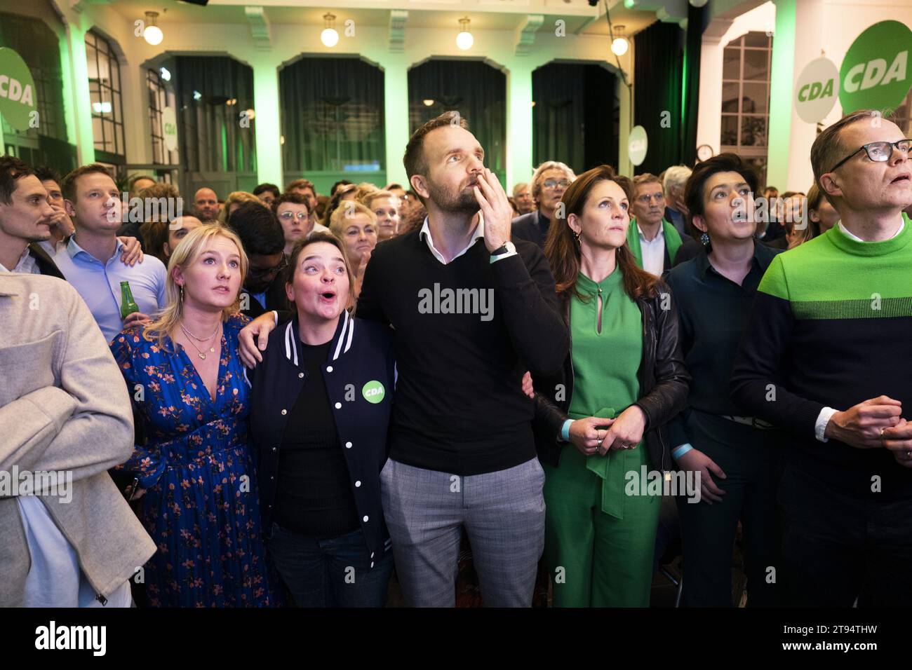 THE HAGUE - CDA party members are following the results of the House of ...