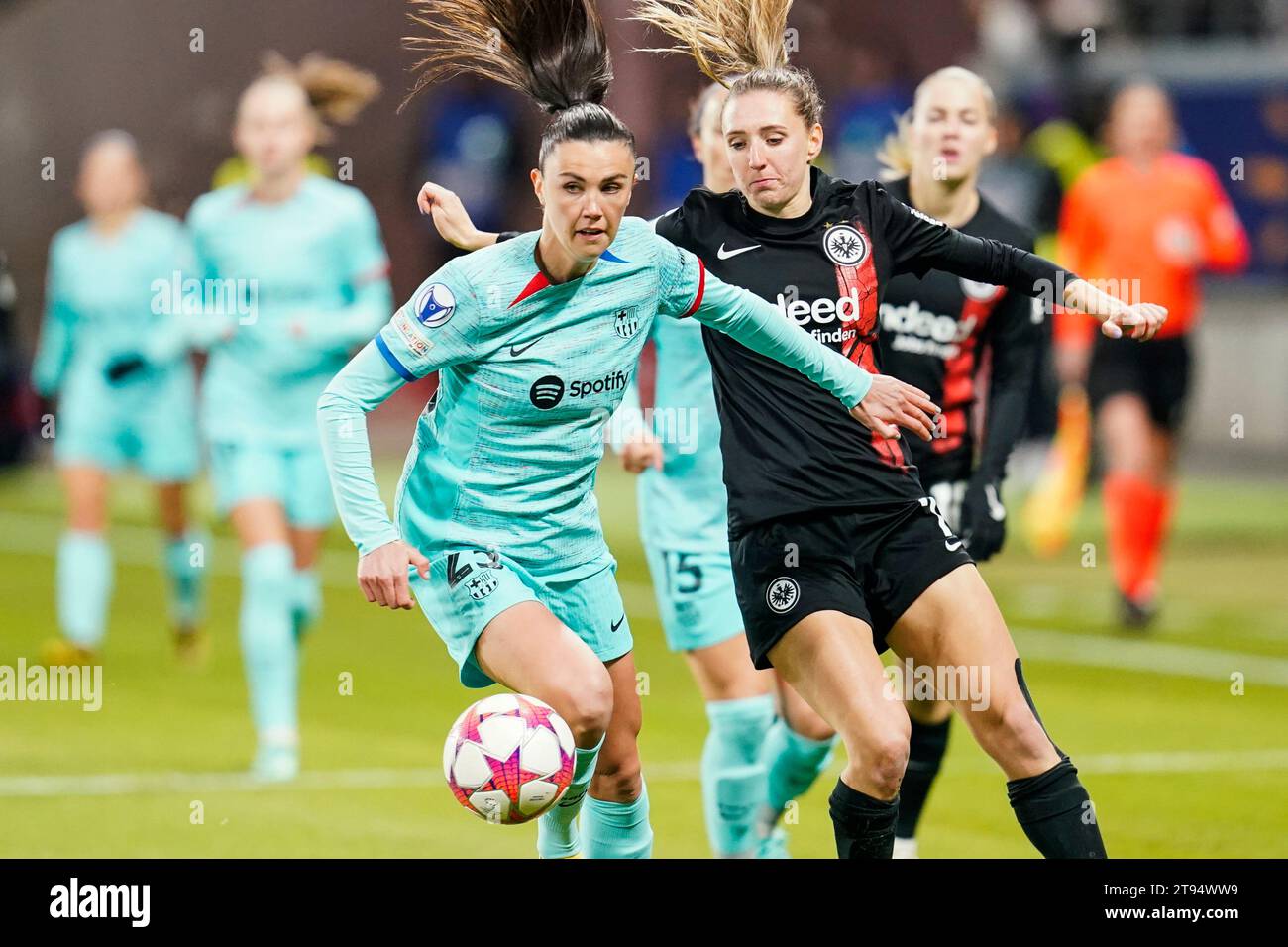 22 November 2023, Hesse, Frankfurt/Main: Soccer, Women, Champions ...