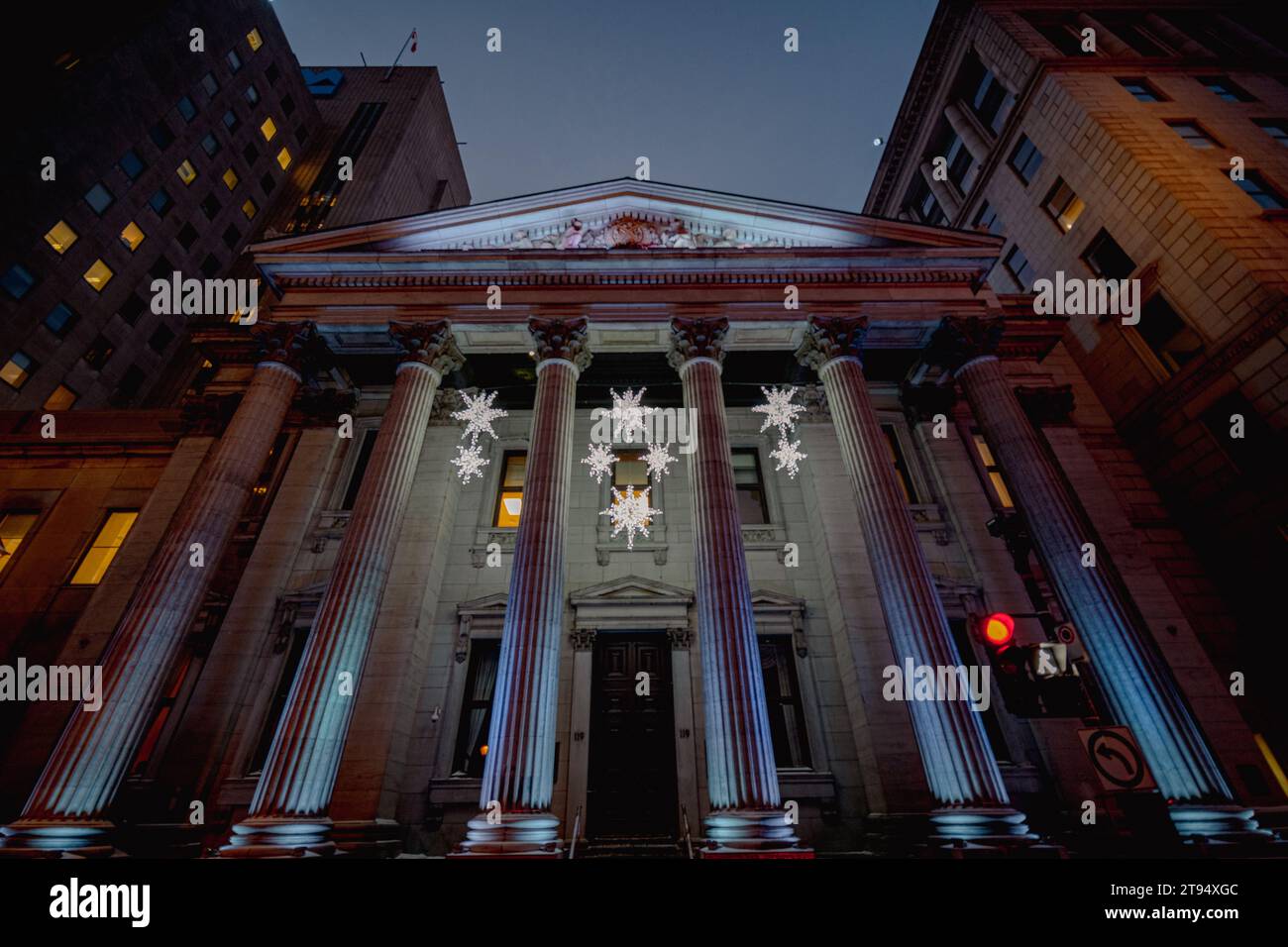 Montreal, Quebec, Canada - February 26, 2023: Entrance of a branch of ...