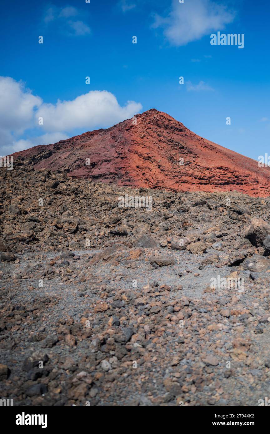 Bermeja Volcano in Lanzarote, Canary Islands, Spain Stock Photo - Alamy