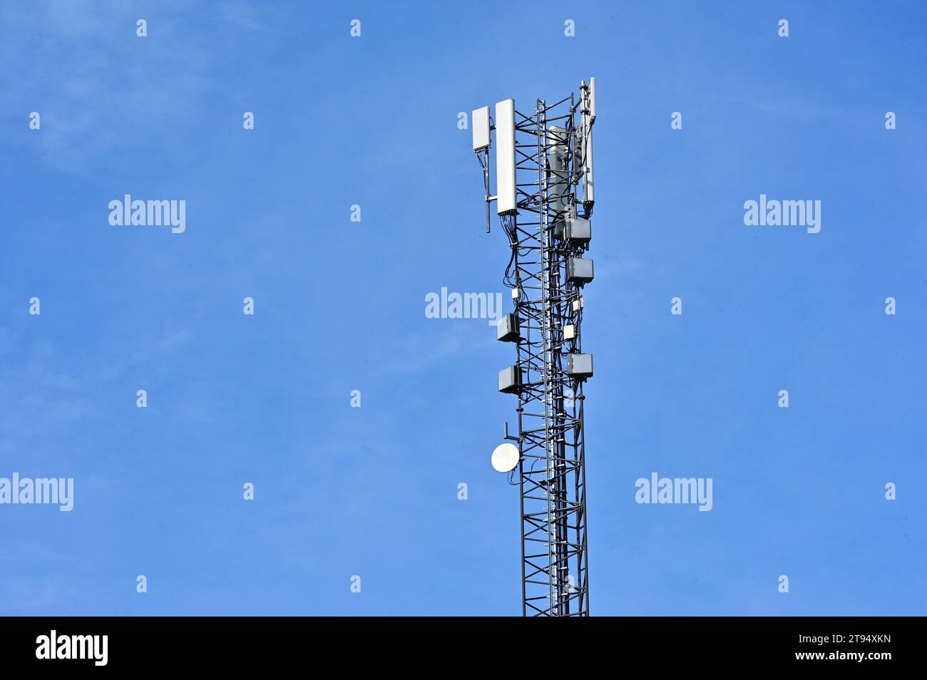 Cell phone masts in Linz Stock Photo - Alamy