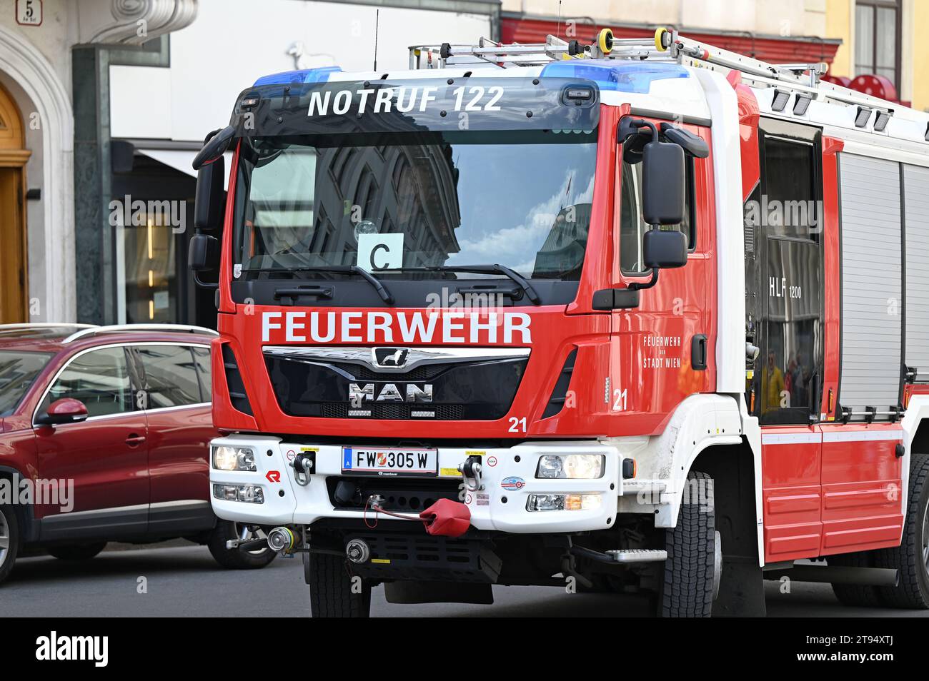Vehicle of the Vienna professional fire department Stock Photo - Alamy