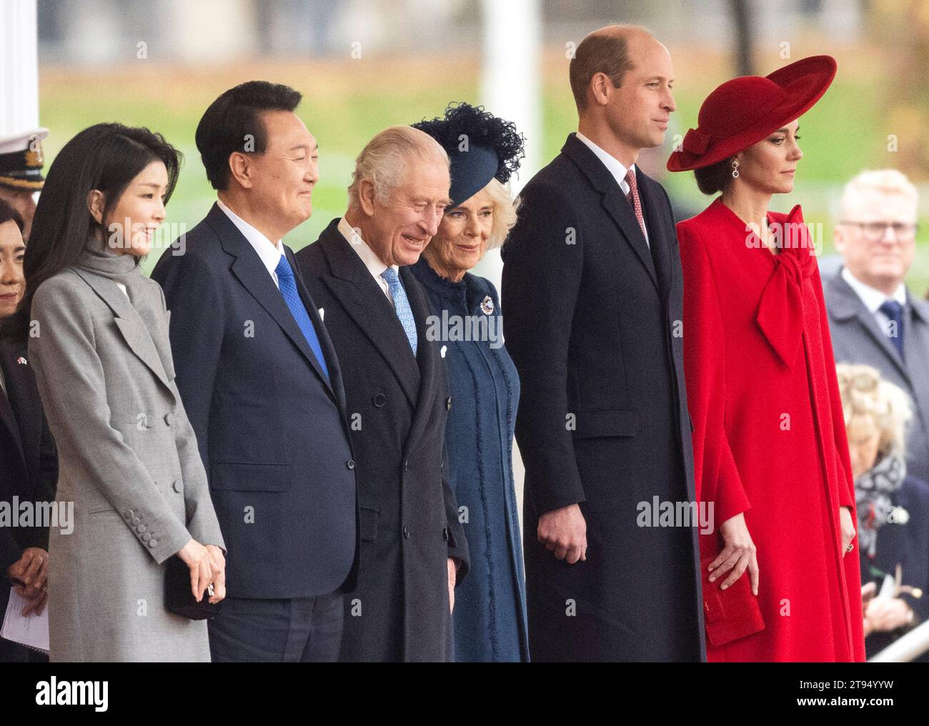 London, England. UK. 21 November 2023. First Lady of South Korea, Kim ...