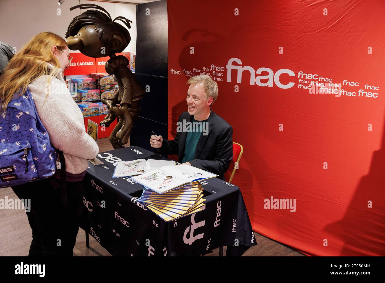 Paris, France. 22nd Nov, 2023. Canadian comic strip artist Marc ...