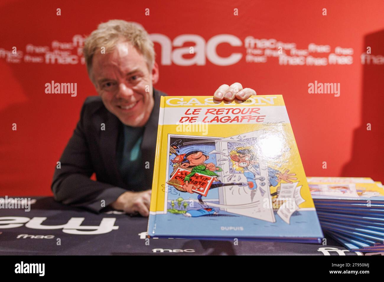 Paris, France. 22nd Nov, 2023. Canadian comic strip artist Marc ...