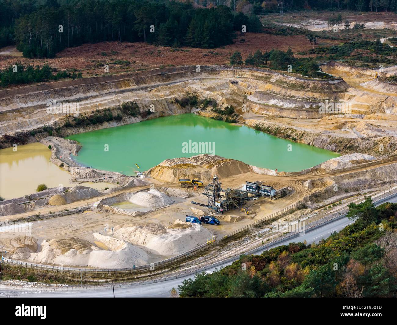 Crushed aggregate rock quarry hi-res stock photography and images - Alamy