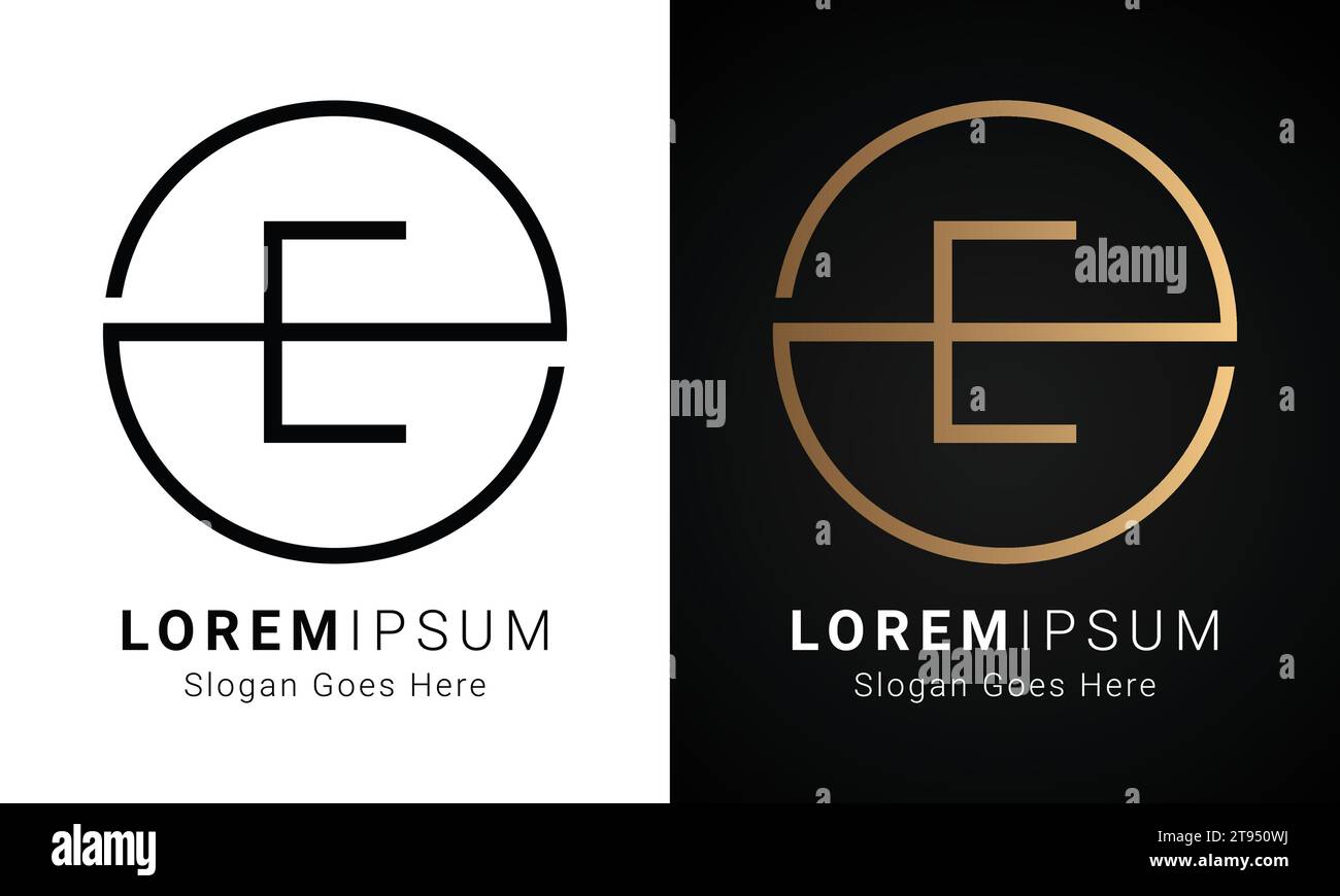 E monogram hi-res stock photography and images - Alamy