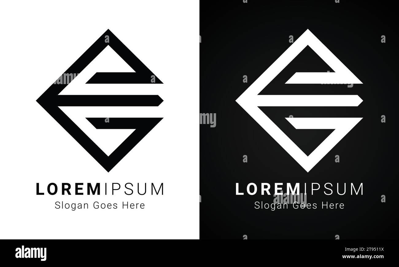 E monogram hi-res stock photography and images - Alamy