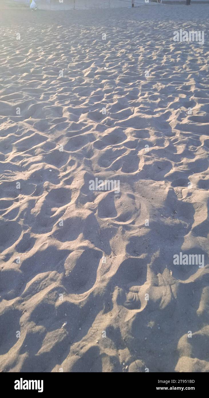 Smooth and silky beach sand Stock Photo - Alamy