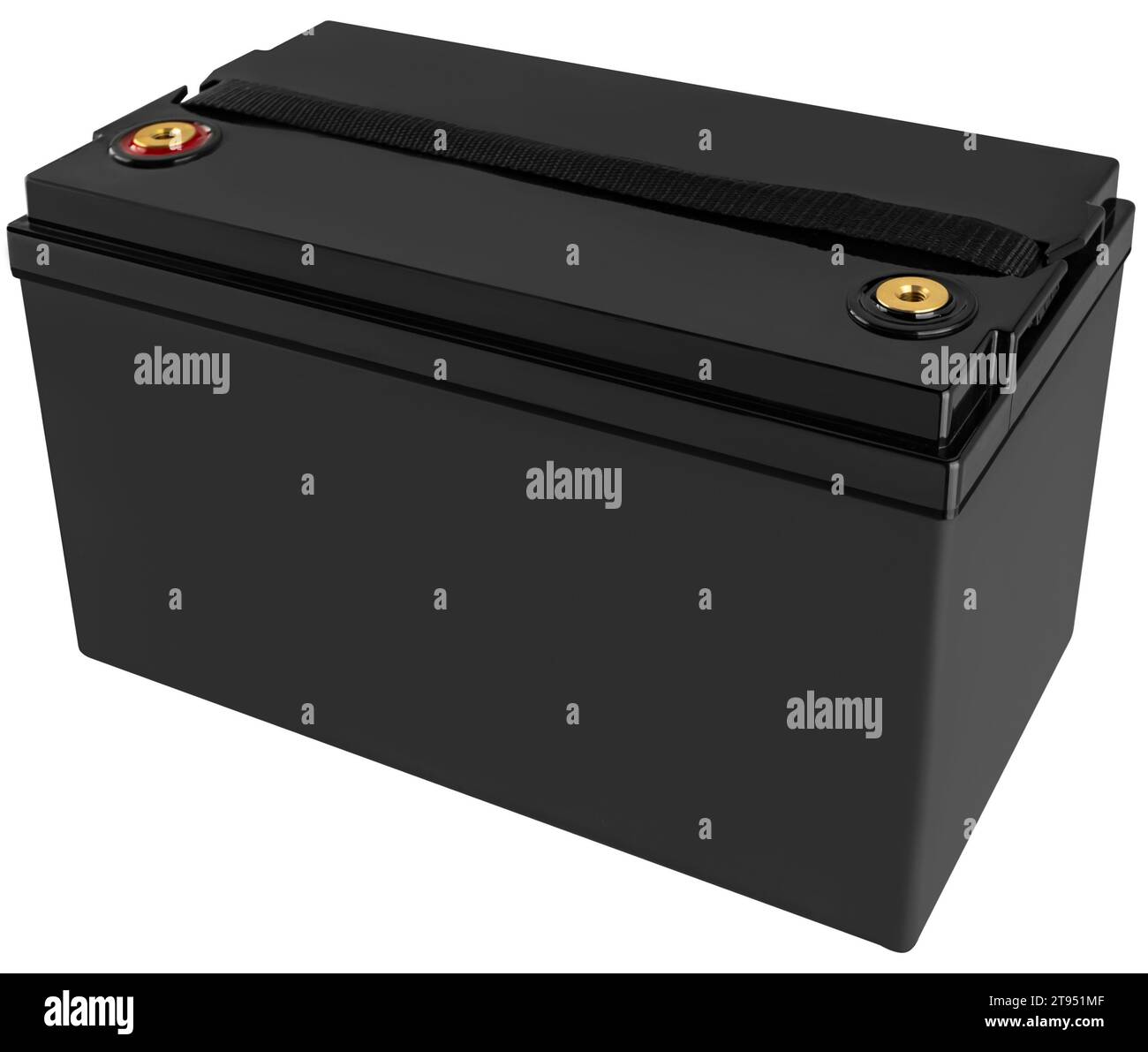 industrial battery, high capacity, on white background in insulation ...