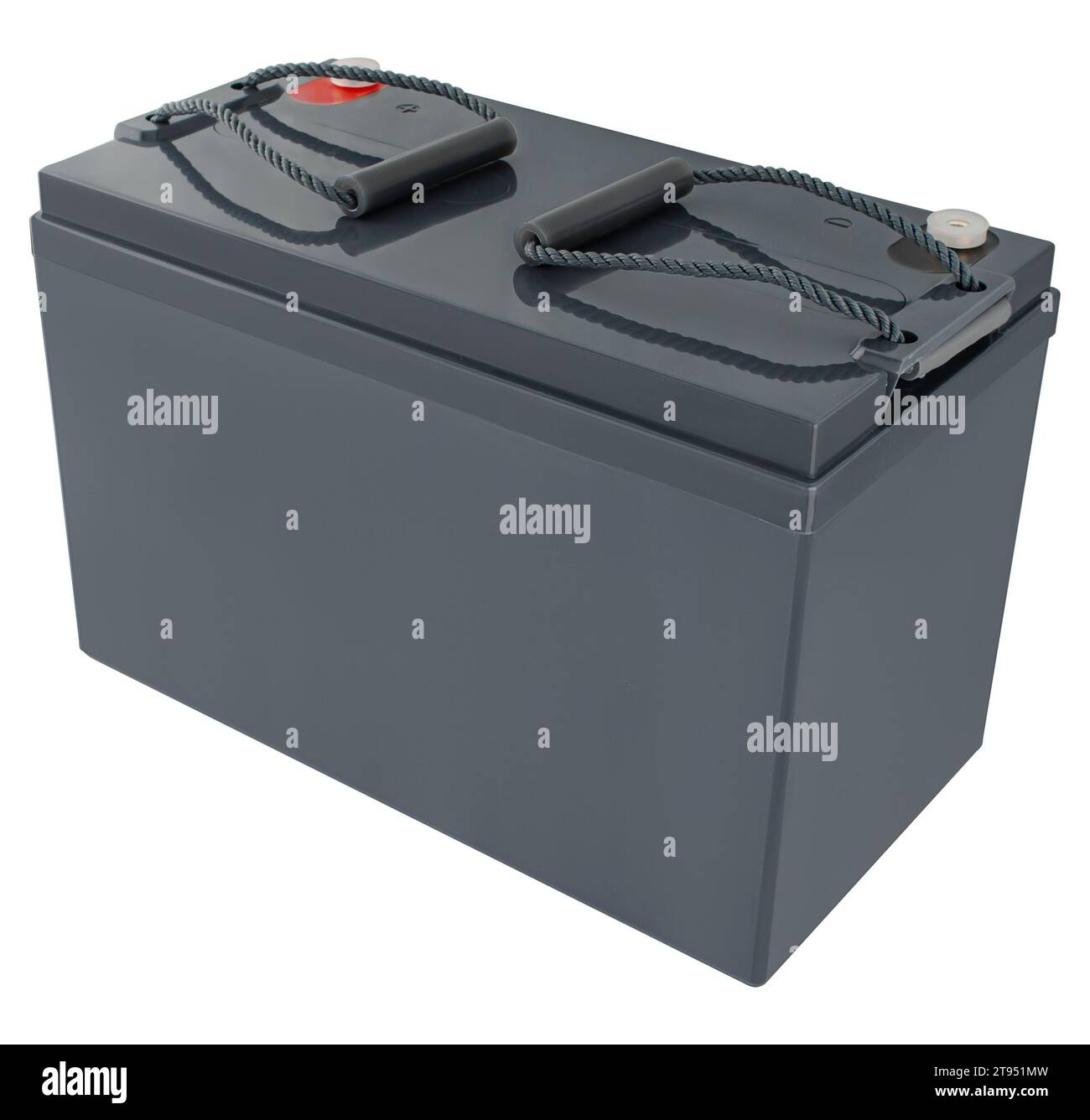 industrial battery, high capacity, on white background in insulation ...