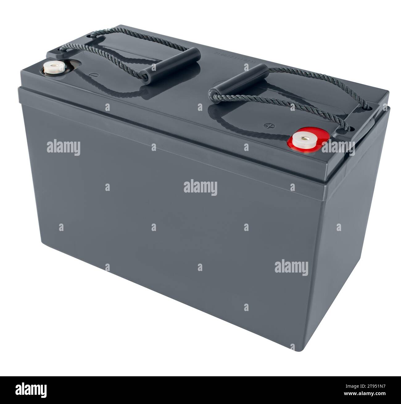 industrial battery, high capacity, on white background in insulation ...