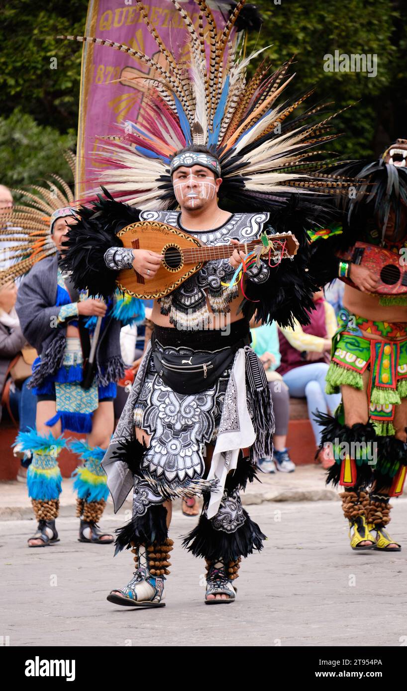 Celebration of the Señor de la Conquista in elaborate pre-Hispanic ...