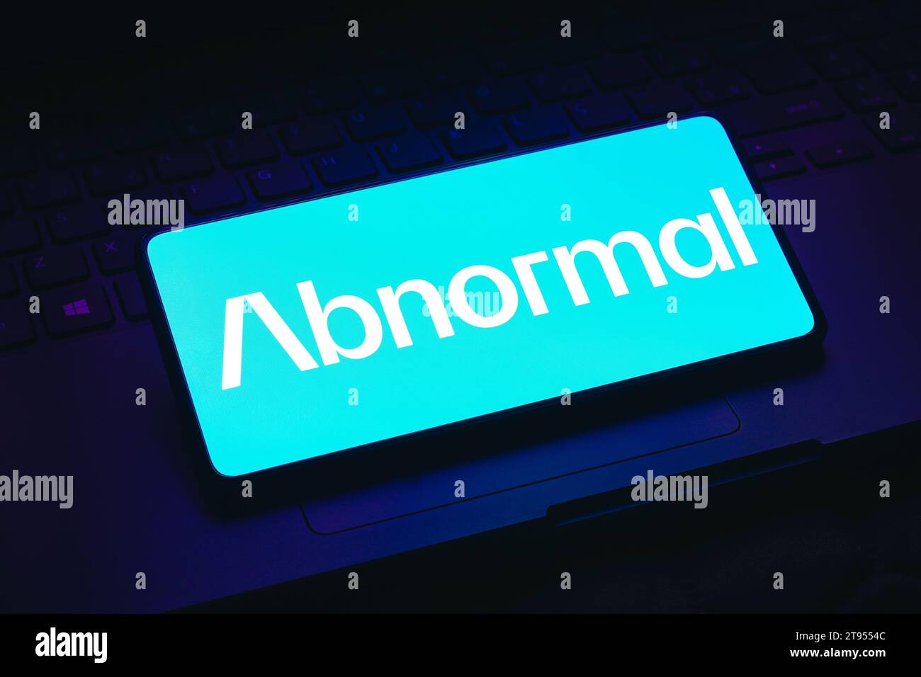 In this photo illustration, the Abnormal Security logo is displayed on ...