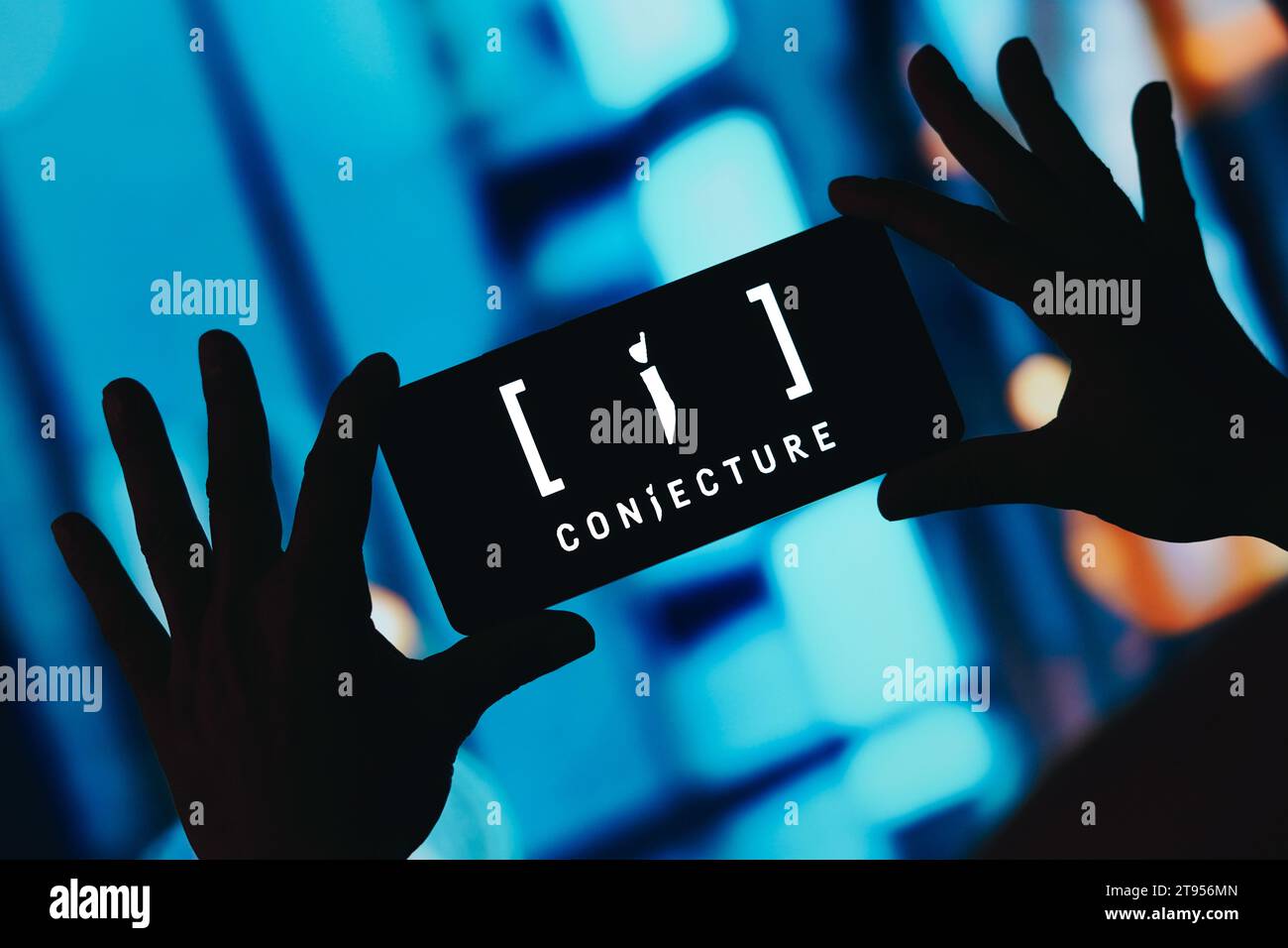 Brazil. 22nd Nov, 2023. In this photo illustration, the Conjecture AI ...