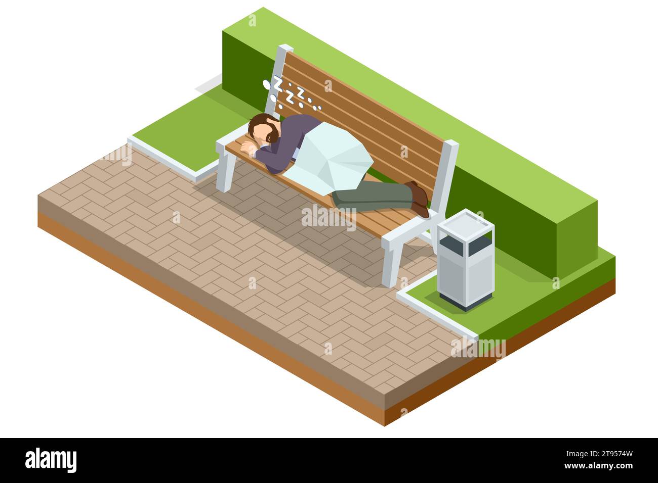 Homeless homelessness Cut Out Stock Images & Pictures - Alamy