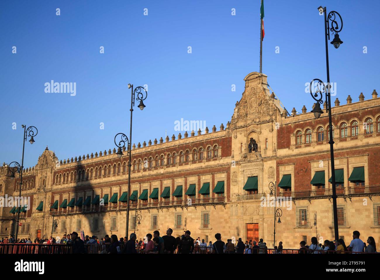 General view of the National Palace, an ancient architectural heritage ...