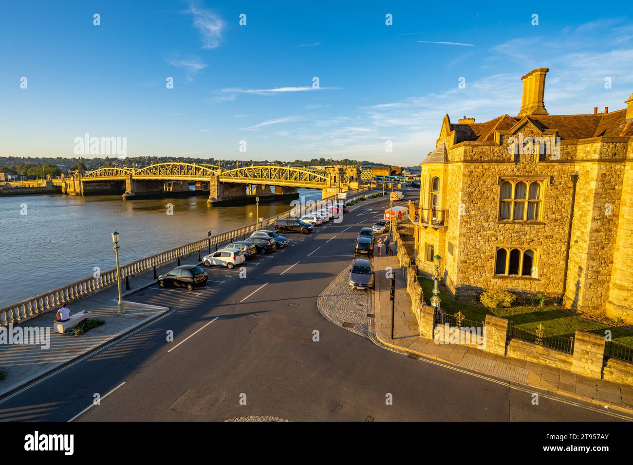 The Rochester Bridge trust offices on the esplanade Rochester Kent. And ...