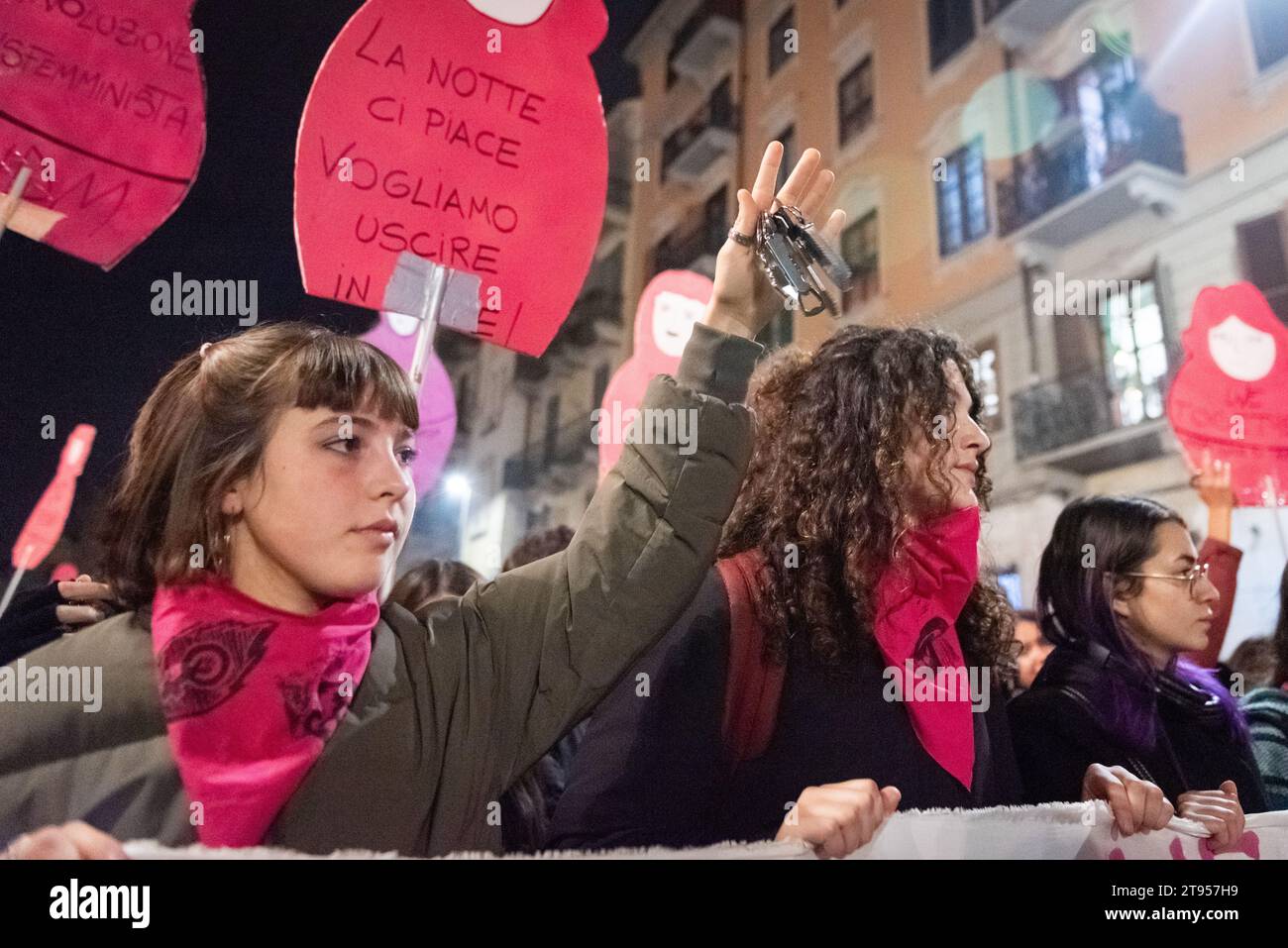 Torino, Turin, Italy. 21st Nov, 2023. A moment of the march in the ...