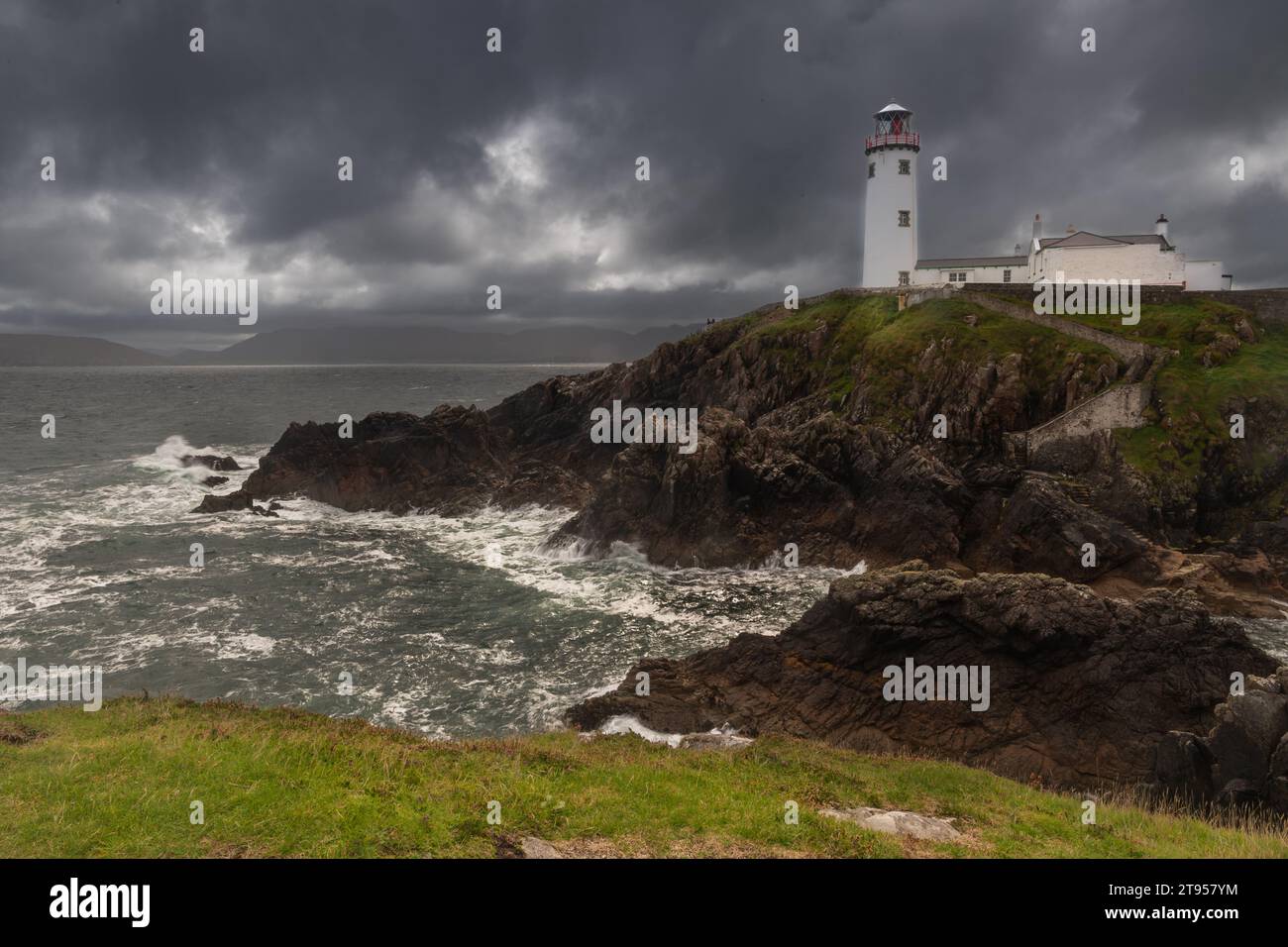 Malin Head Lighthouse, Donegal, Ireland, Europe Stock Photo - Alamy