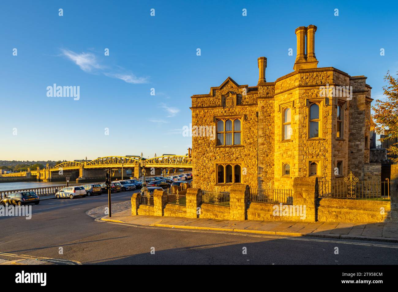 The Rochester Bridge trust offices on the esplanade Rochester Kent. And ...