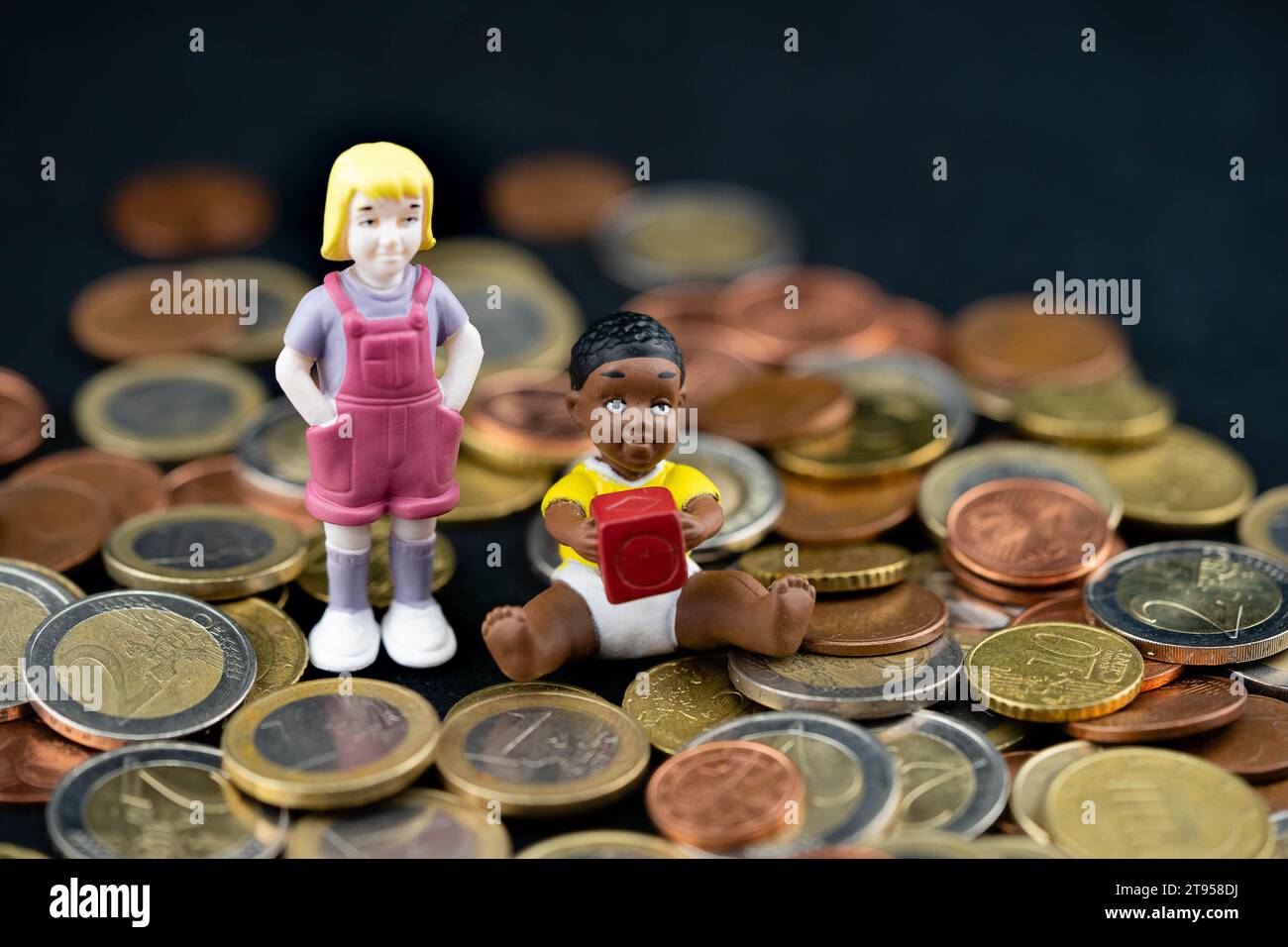 Symbolic image 'Child benefit, basic child allowance' Stock Photo - Alamy