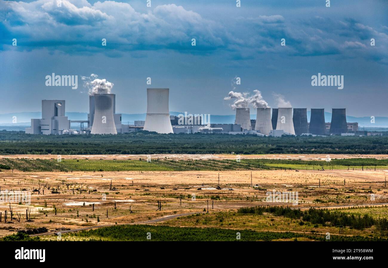 brown coal power station Boxberg of LEAG, Germany, Saxony, Boxberg ...
