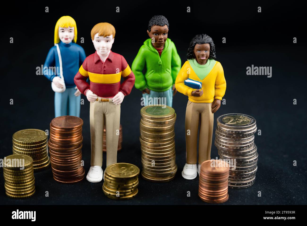 Symbolic image 'Child benefit, basic child allowance' Stock Photo - Alamy