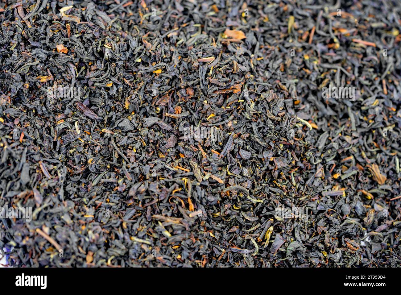 dry tea leaves Stock Photo - Alamy