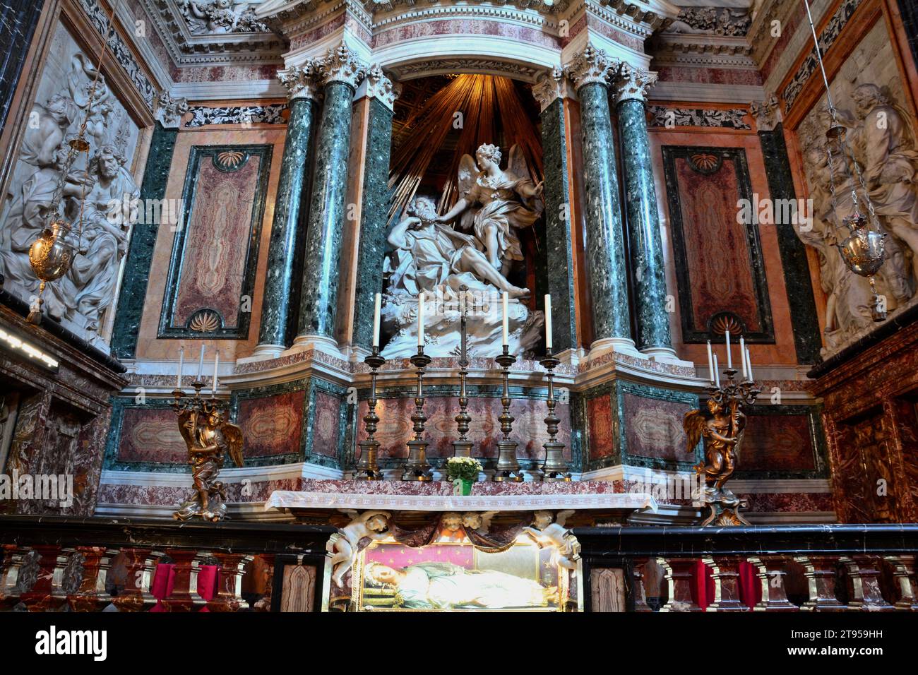 Exploring romes churches on vacation hi-res stock photography and ...