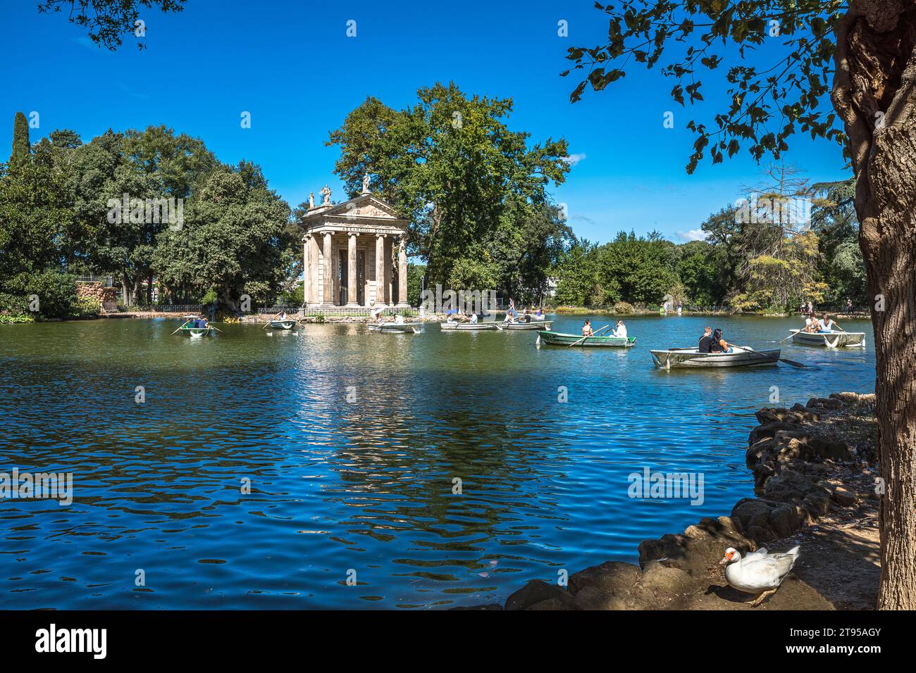 Villa borghese city park hi-res stock photography and images - Alamy