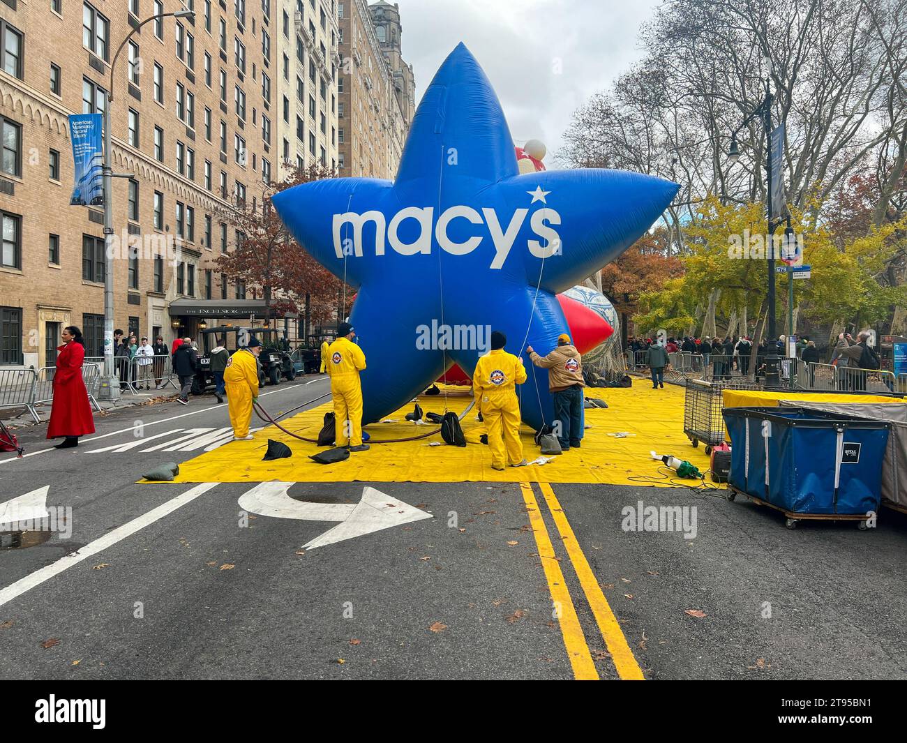 New York City United States 22nd November 2023 Members Of The Macy