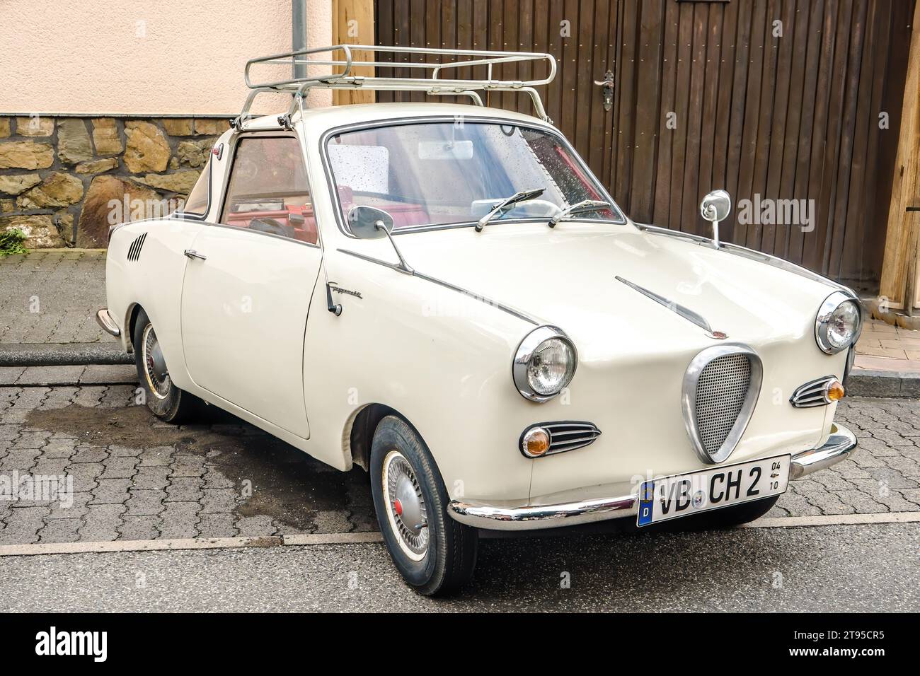 WETTENBERG, HESSE, GERMANY - 07 - 28 - 2023: GOGGOMOBIL Retro Vehicle ...