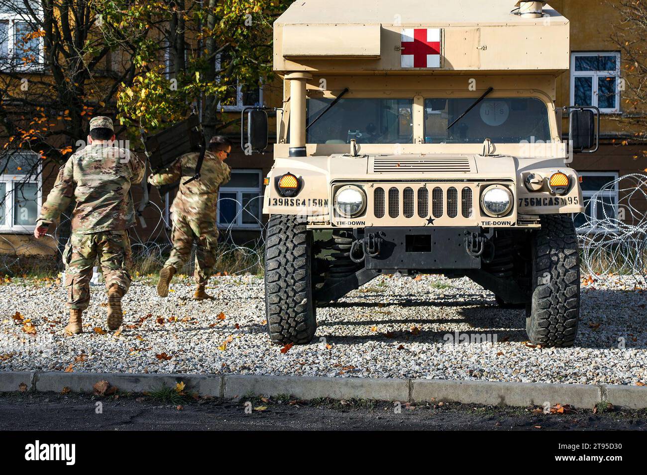 Powidz, Poland. 9th Nov, 2023. U.S. Army Soldiers assigned to the ...