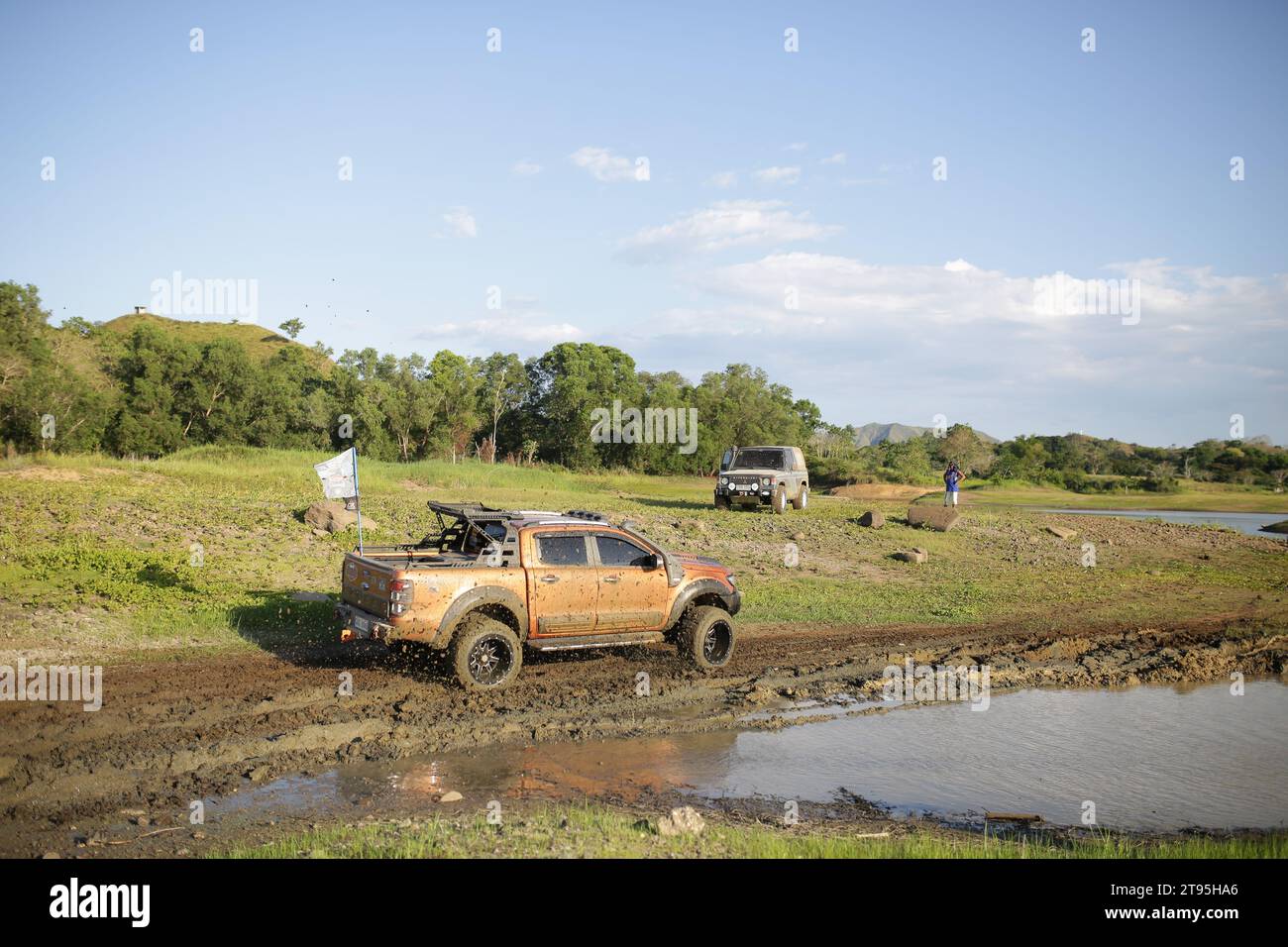 Outdoor adventure at Ubay Stock Farm, Bohol, Philippines Stock Photo ...
