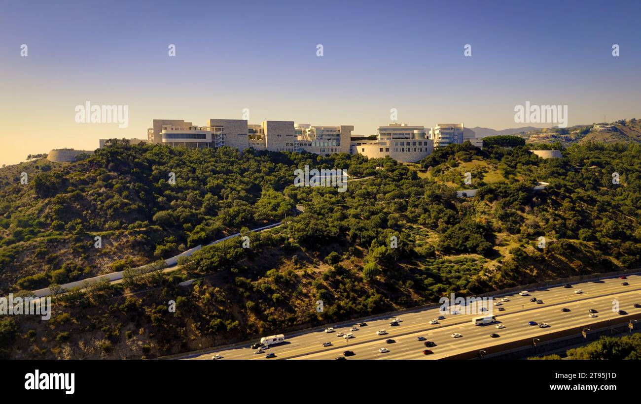 Getty center los angeles sunset hi-res stock photography and images - Alamy