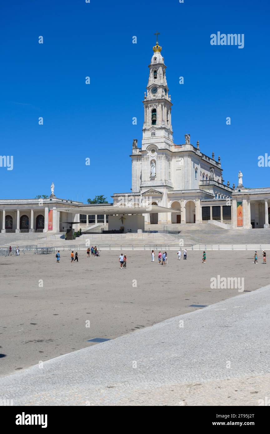 Sanctuary of Our Lady of the Rosary of Fátima in Fátima, Portugal Stock ...