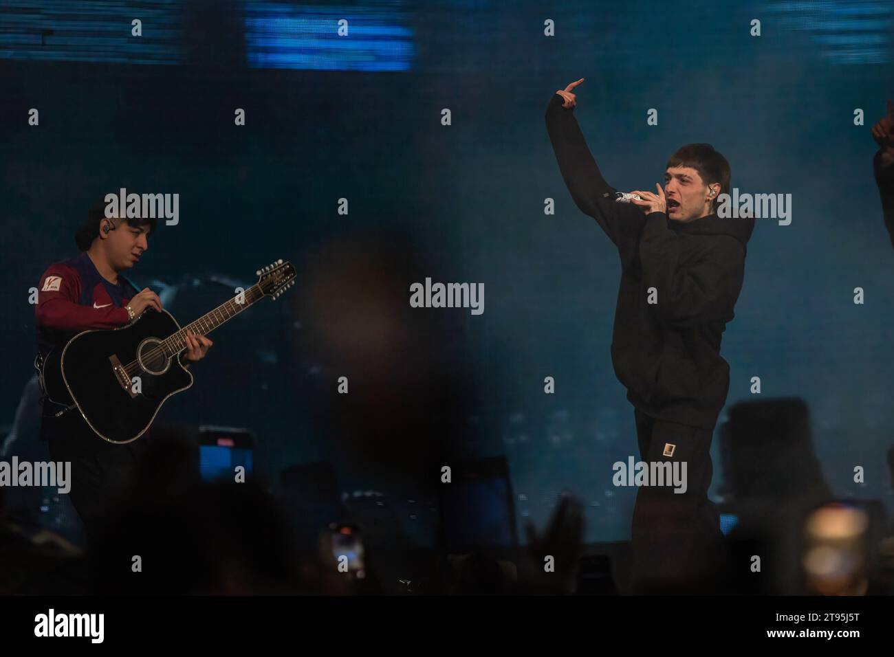 Barcelona, Spain. 22nd Nov, 2023. Mexican singer, Hassan Emilio Kabande ...