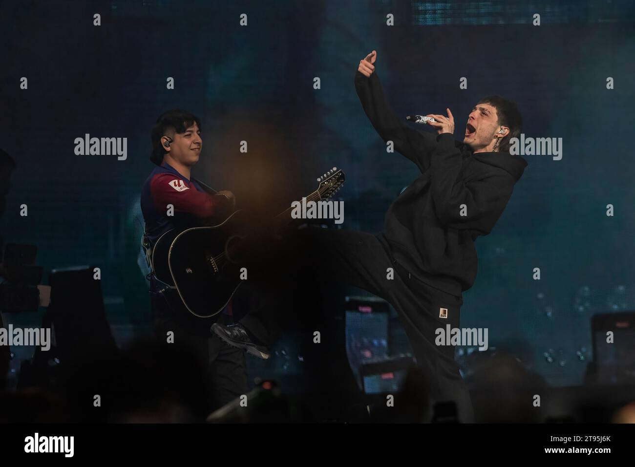 Barcelona, Spain. 22nd Nov, 2023. Mexican singer, Hassan Emilio Kabande ...