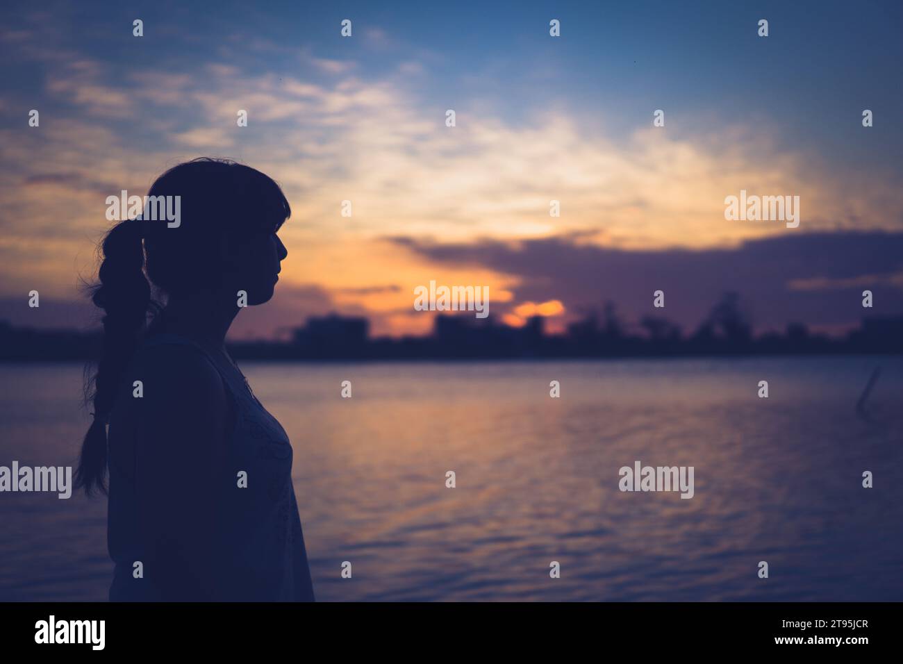 Quiet sunset moment hi-res stock photography and images - Alamy
